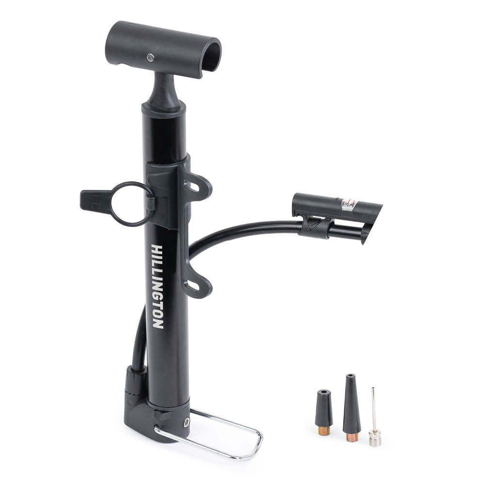 Hybrid Bike Hand and Foot Pump- Black | LIVIVO – Livivo