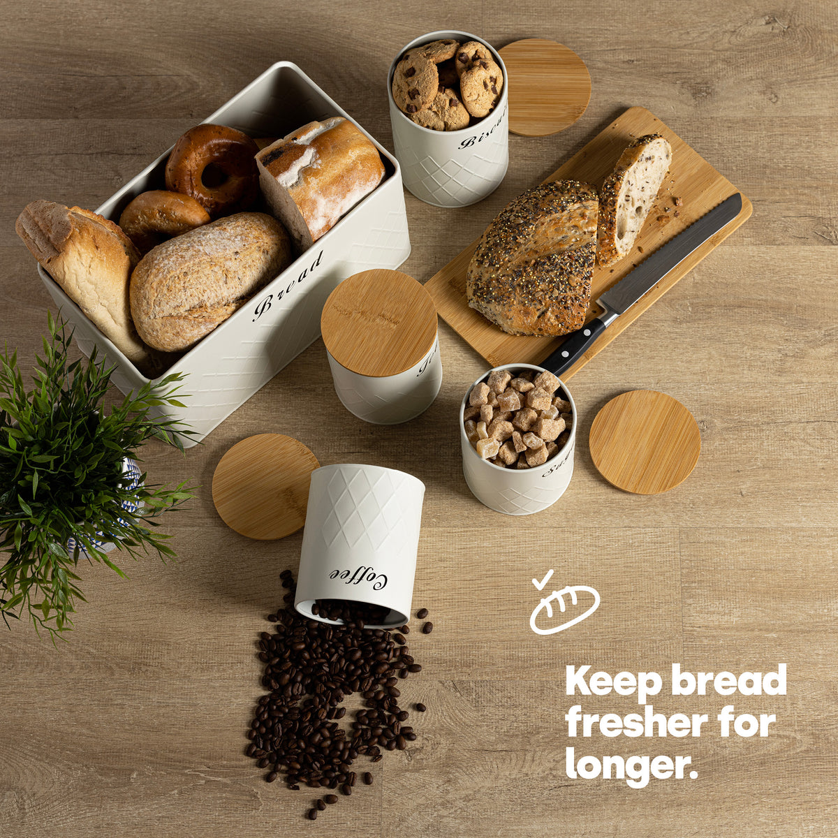 Livivo | Kitchen | 5 Piece Kitchen Storage Set