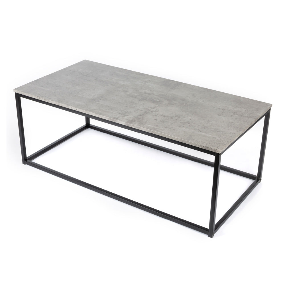 Livivo | Industrial Concrete Effect Coffee Table | Free Delivery
