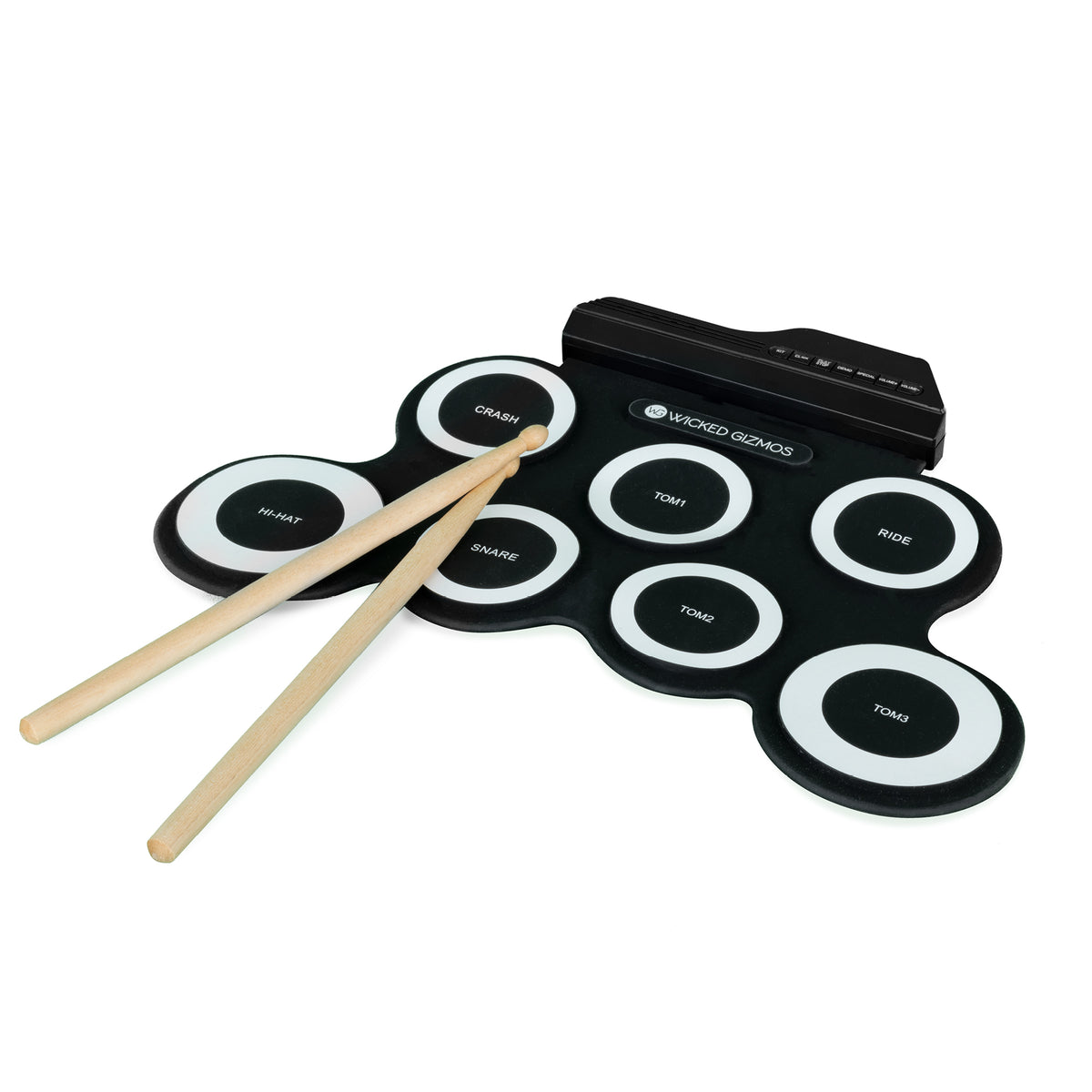 Livivo | Wicked Gizmos Electric Roll-Up Drum Kit | Free Delivery