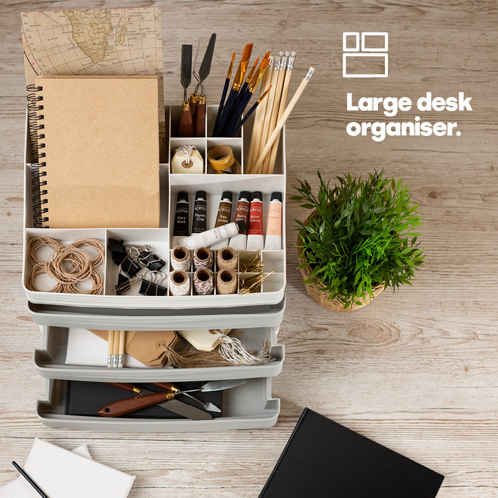 Large 3 Drawer Organiser & Storage Tray Set | LIVIVO Storage – Livivo